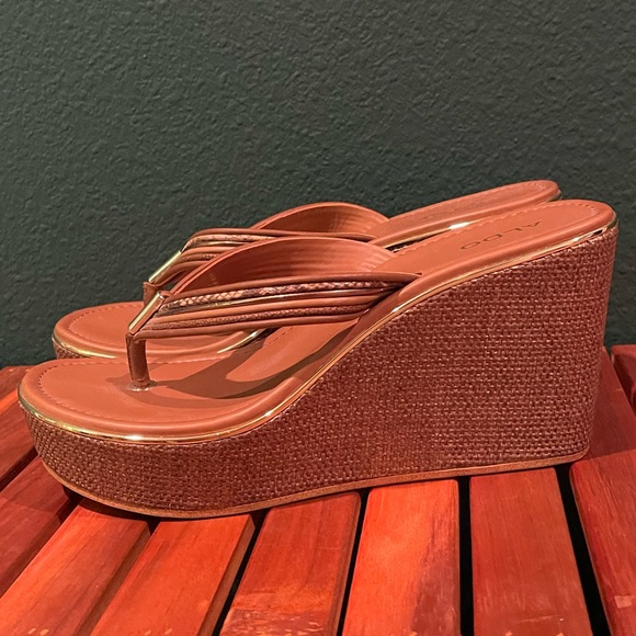 Aldo | Shoes | Aldo Wedge Sandals | Poshmark